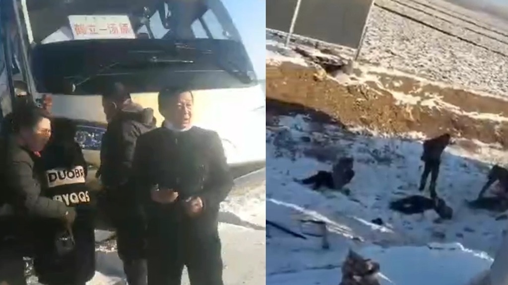 1死多伤!黑龙江一客车冲出公路,死者未系安全带被甩出当场身亡