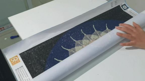 菩提叶钻石画用时一周搞定#钻石画教程