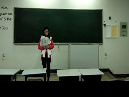 小学语文模拟试讲视频《荷花》易倩,小学语文三年级下册