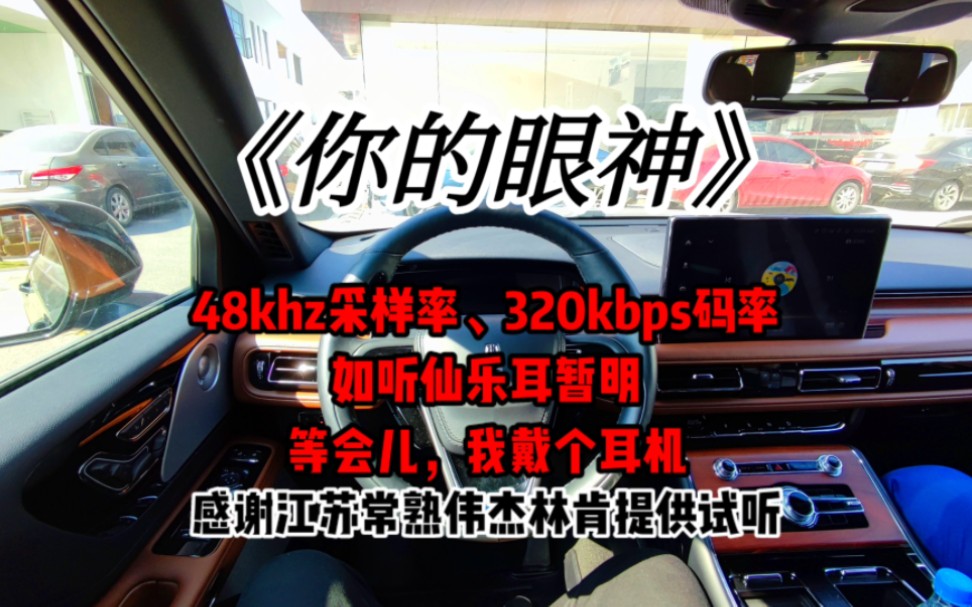 2022款林肯飞行家3.0T V6 四驱行政版28喇叭锐威音响试听蔡琴《你的...