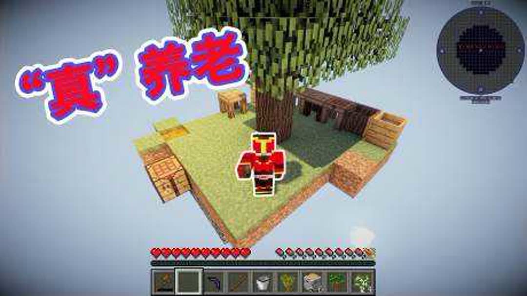 咸鱼空岛第一集:谁说这模组很养老的?「我的世界」