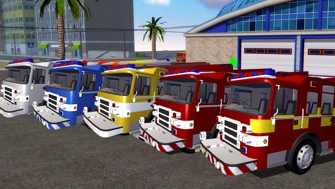 【永哥玩游戏】消防车消防员城市灭火救援模拟器 消防员救火