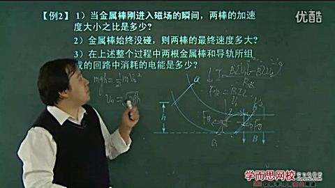 高三电磁感应能量动量问题
