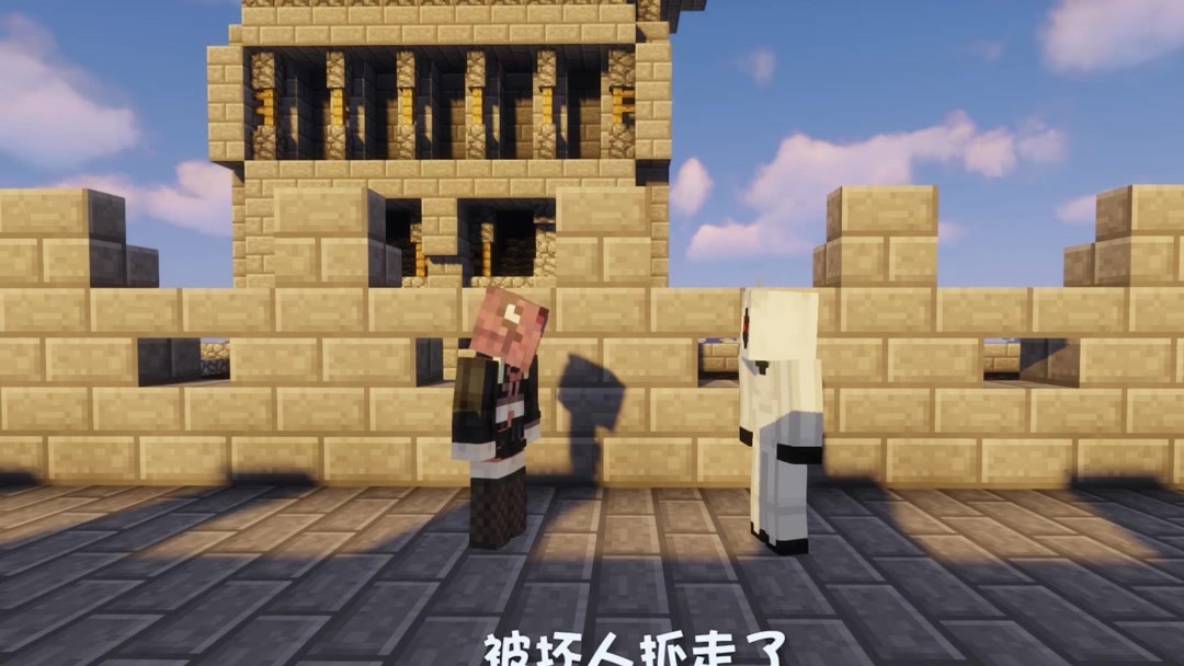 我的世界:白喵遇到危险,303爆发