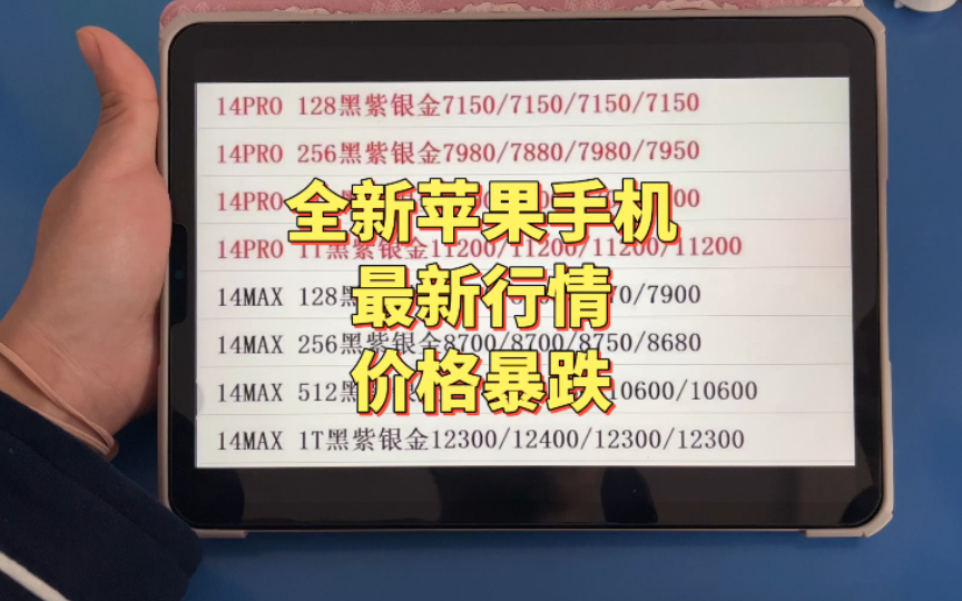 全新苹果手机最新行情,价格暴跌,是现在入手的最佳时机!