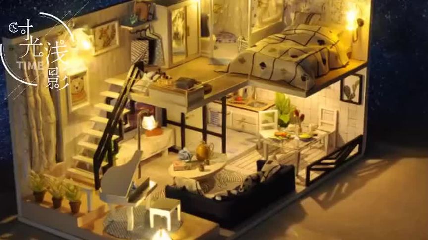 儿童玩具3D立体拼图小女孩生日礼物男创意手工木质模型#模型