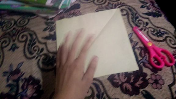 教大家怎么叠信封。