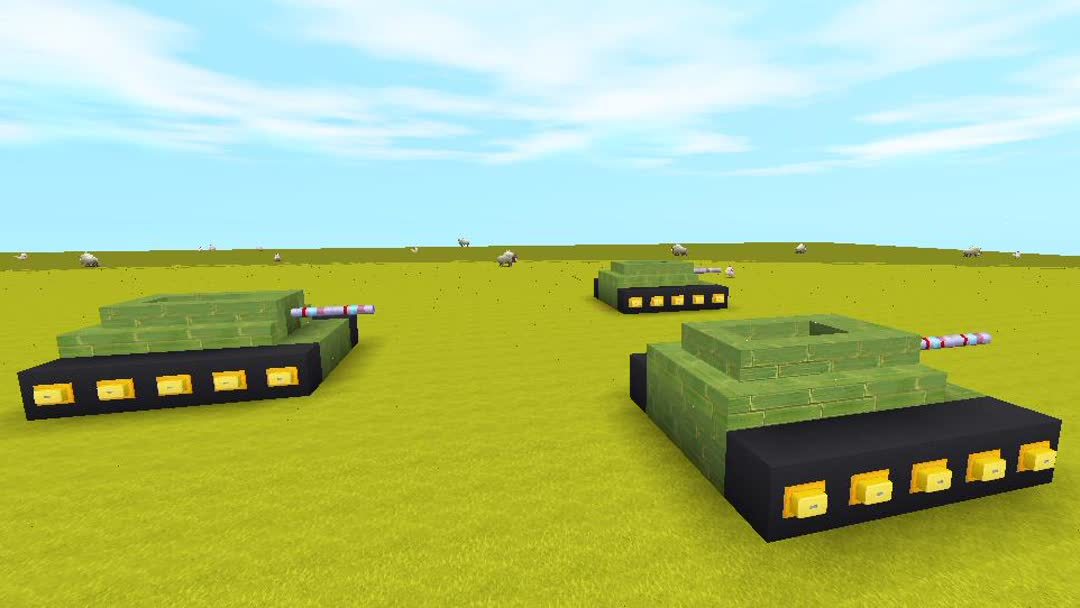 迷你世界:幻影坦克教程,一起来驾驶坦克就攻打黑龙吧!