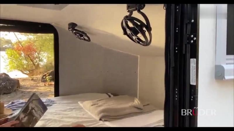 两轮气囊独立悬挂小型拖挂房车,同样硬核,同样纯越野,硬汉必看