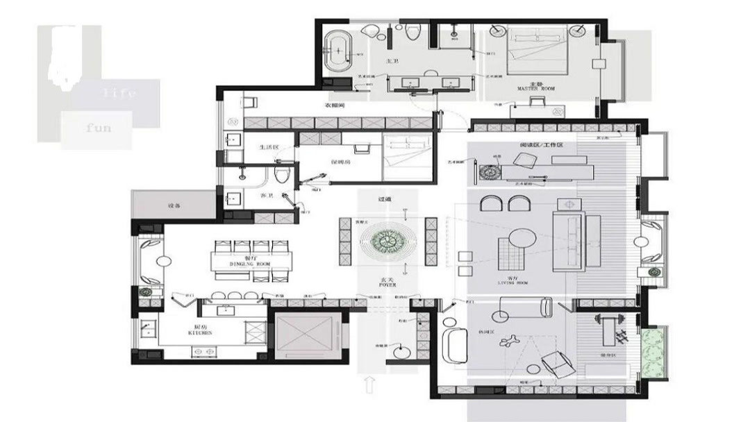 【室内设计】十年经验的设计师教你套房的设计方法