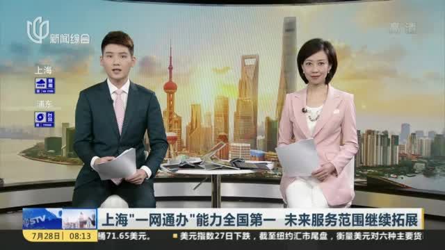 上海“一网通办”能力全国第一 未来服务范围继续拓展
