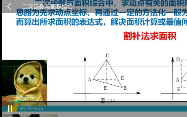 二次函数与面积综合(征服中考数学)