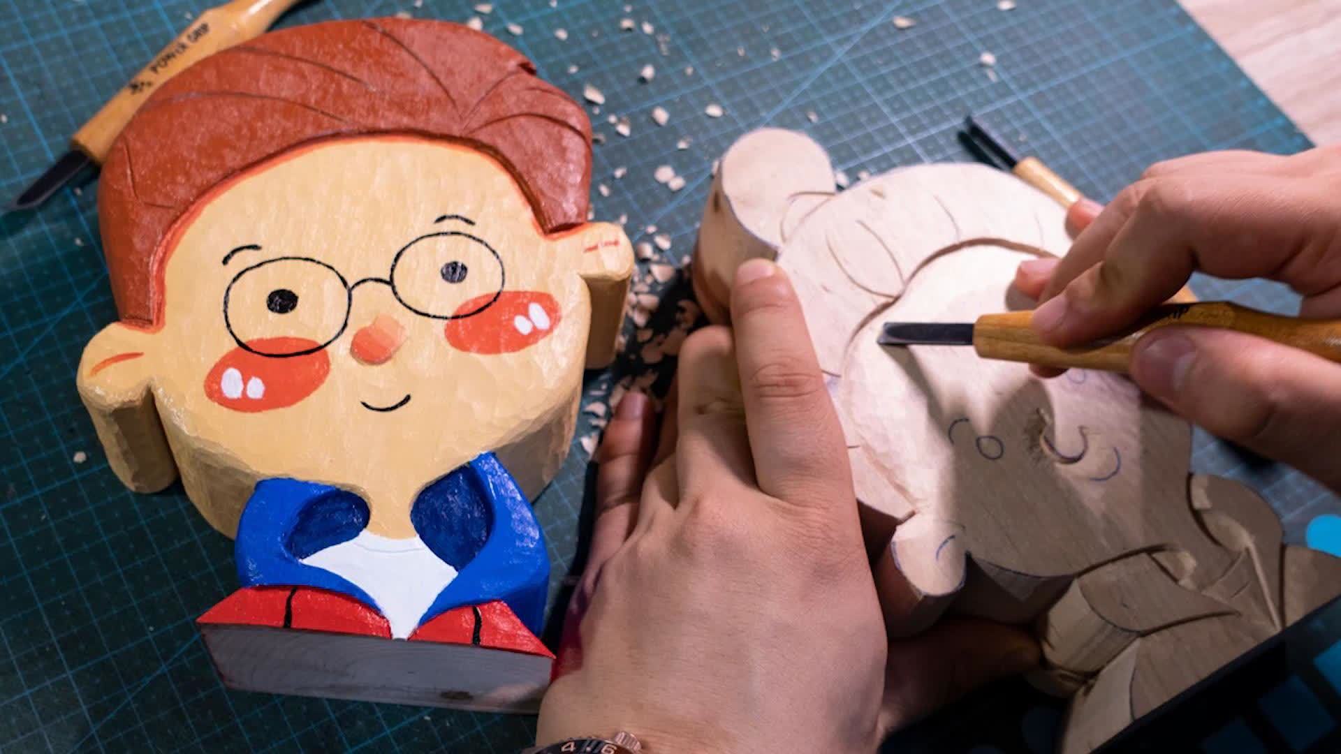 第一次记录做木雕的过程