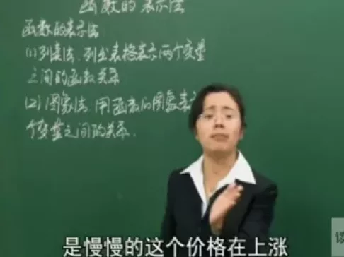 数学高中必修1函数的表示法(一)上(8)
