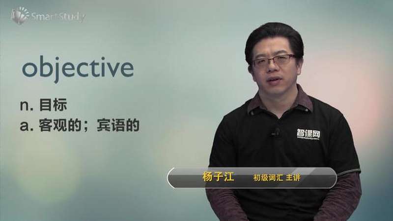 objective-单词讲解(释义、例句)