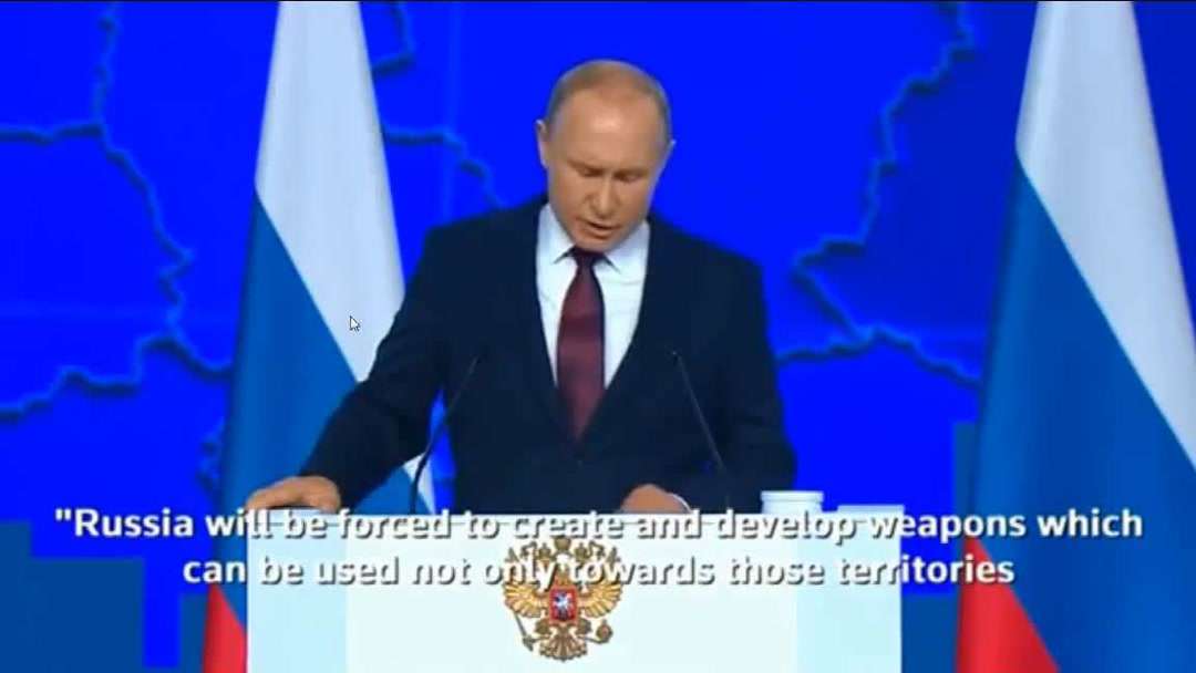 普京警告:如果美在欧洲核武部署新武器,只能进行报复。