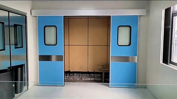 医疗气密门,手术室门禁医疗双开专用自动门,平开无尘无菌室铅门洁净...