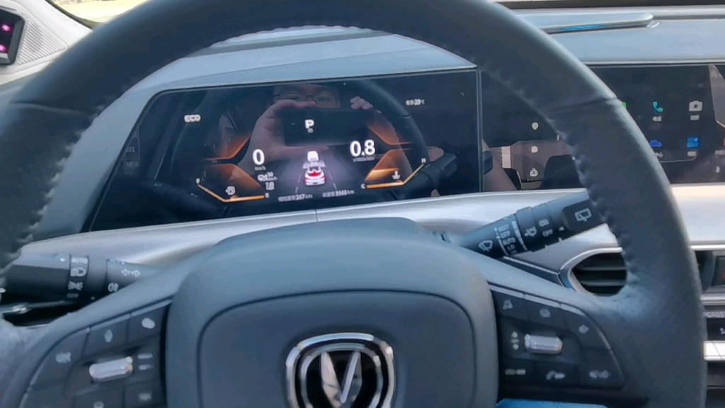 长安UNI-T档把操作演示