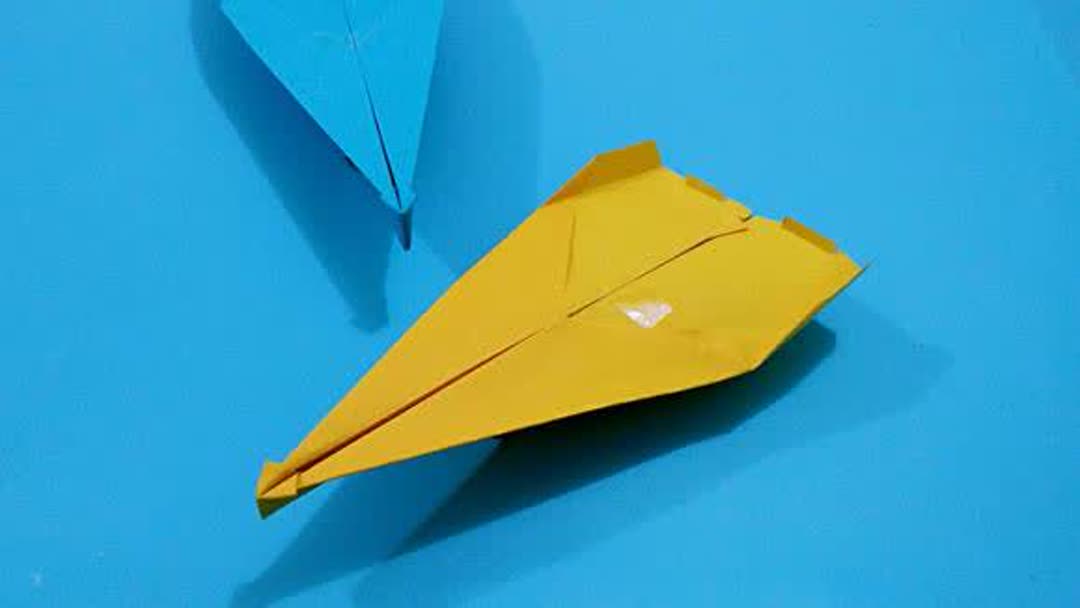 拥有吉尼斯滞空纪录的纸飞机,至今没有被超越,折法简单折纸教程