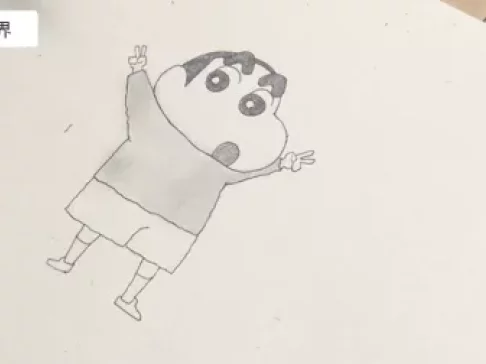漫画入门教程: 教你如何画好可爱的蜡笔小新?