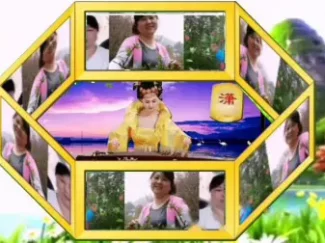 请你欣赏!～多环立体照片旋转走动!～mv音画视频制作!