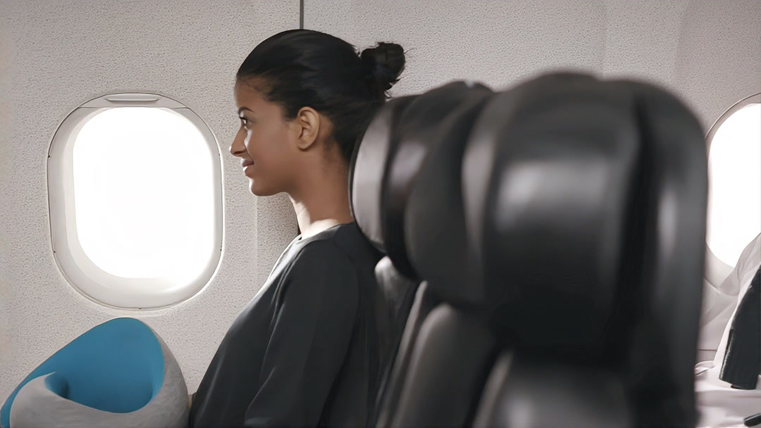 创意动车高铁火车头枕飞机旅行颈枕+午休脖子支撑U型枕送朋友礼物