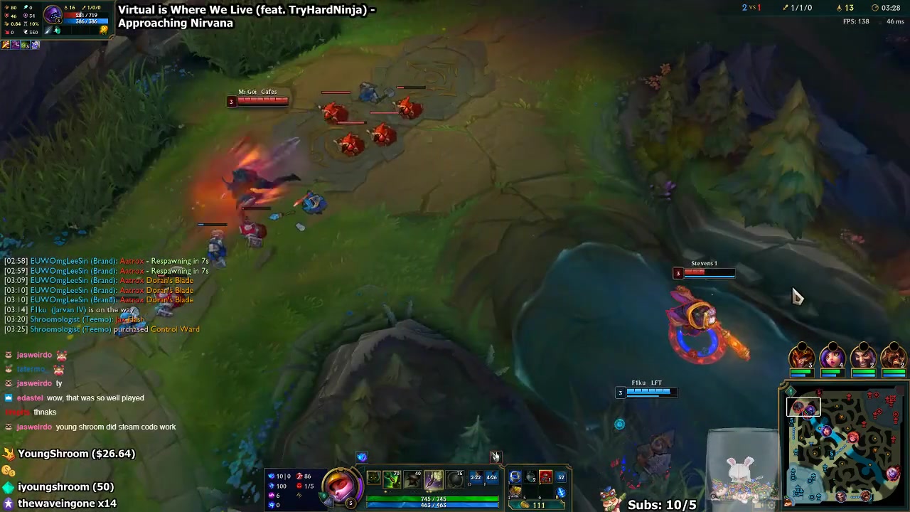 英雄联盟 - xBlotter上路提莫 vs 剑魔