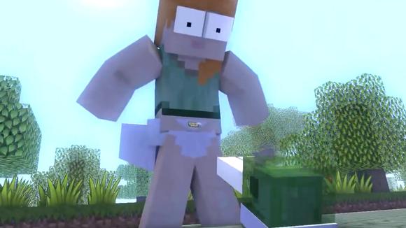 我的世界怪物学院:爱情巧克力挑战,吃了巧克力的Alex变成了巨人