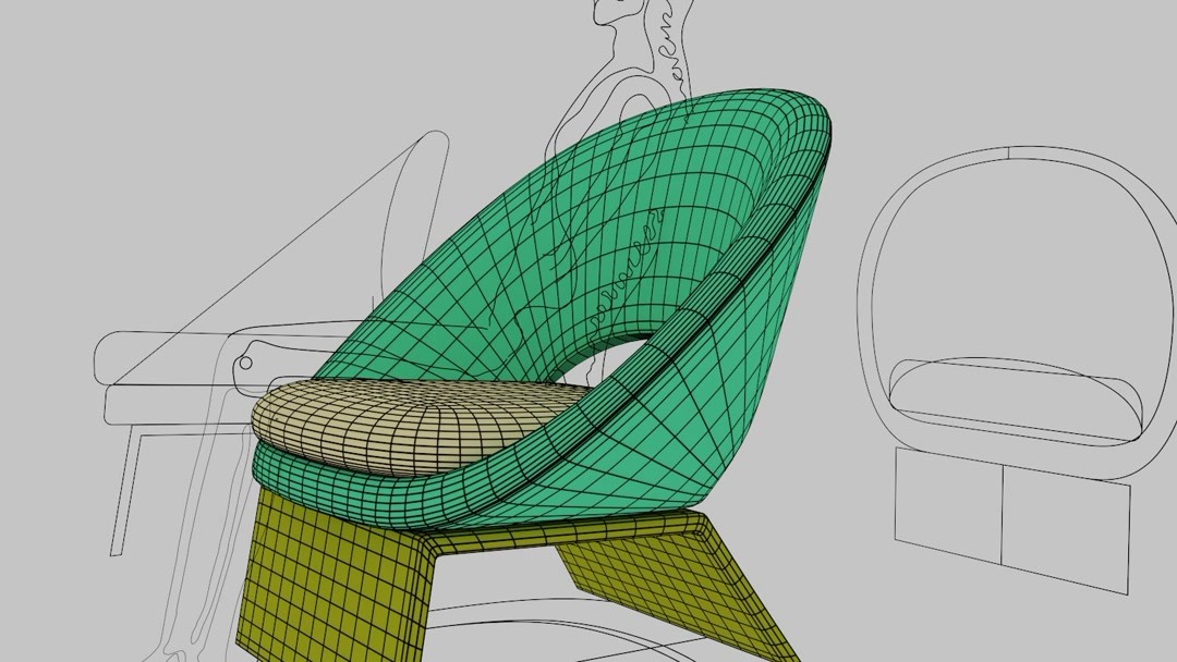 沙发电脑3D放样基础教程2章-5课 实例画大样图