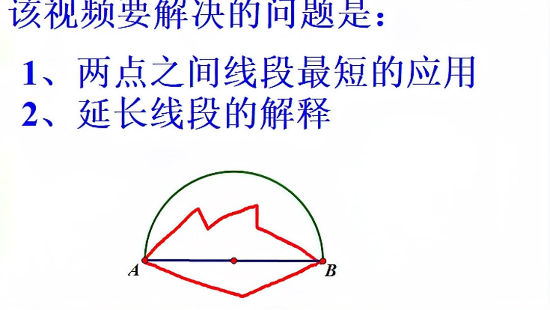 七上数学两点之间线段最短应用