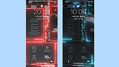 苹果手机拆机锁屏动态壁纸, 除了很炫酷, 设置也非常简单