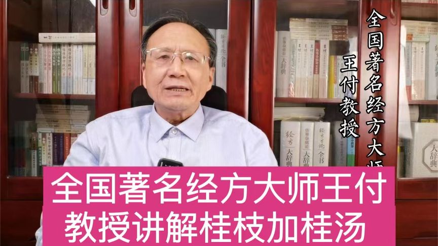 全国著名经方大师王付教授讲解桂枝加桂汤