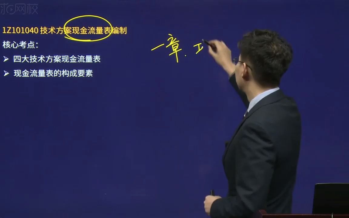2022一建经济直播大班课(四)-技术方案现金流量表的编制2