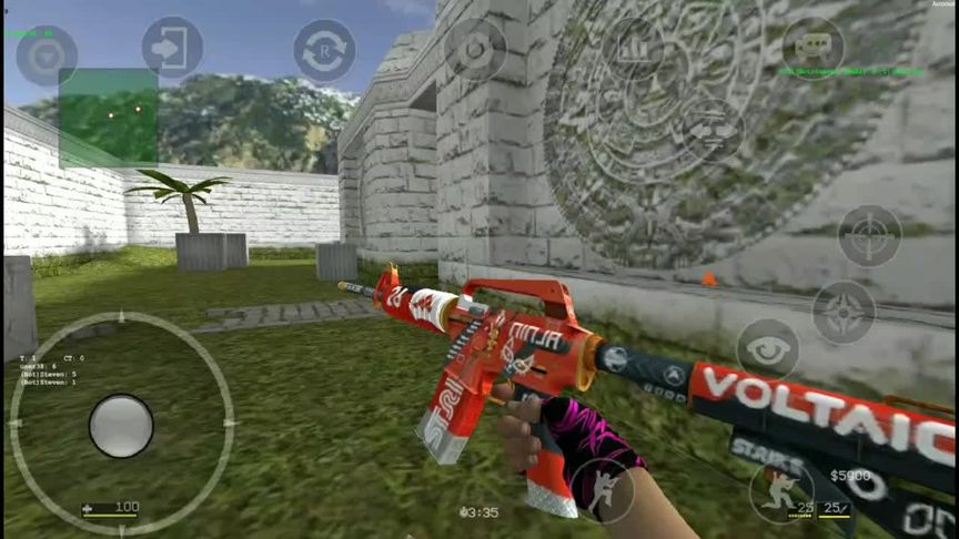 仿csgo手游,有皮肤,画质还行。地图也蛮多的#仿csgo