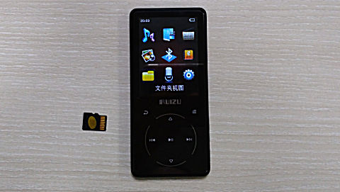 锐族数码科技MP3支持TF扩展卡插播放示范