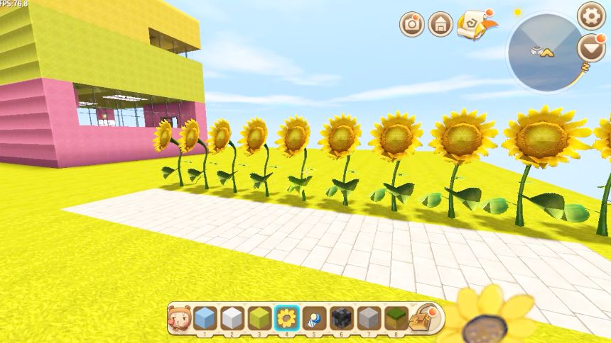 迷你世界创造模式:我觉得这个花实在是丑到不行了