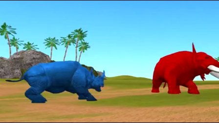 森林运动会亲子游戏之动物乐园玩具动画视频24