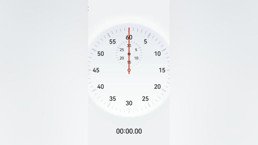 5分秒表有需要的保存