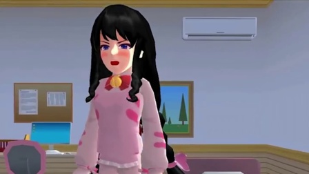 樱花校园模拟器:逃离猫咪女友,女主衣服太好看,系统都偏心了