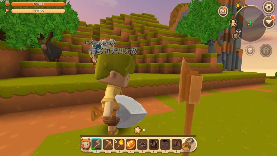 迷你世界:冒险模式生存记1 小伙伴的房间少几个挖矿高手