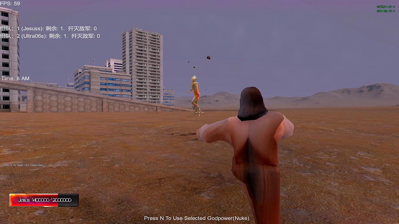 史诗战争模拟器:耶稣跟咸蛋超人奥特曼单挑,结局你一定想不到!