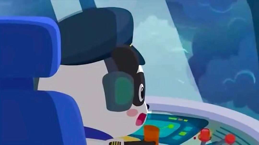 蜡笔精灵:幼儿儿歌,卡通动漫,幼儿故事,熊猫机长真好看帅气!