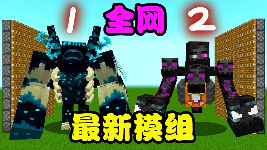 我的世界:全网最新模组合体!怪物果然还是出现了