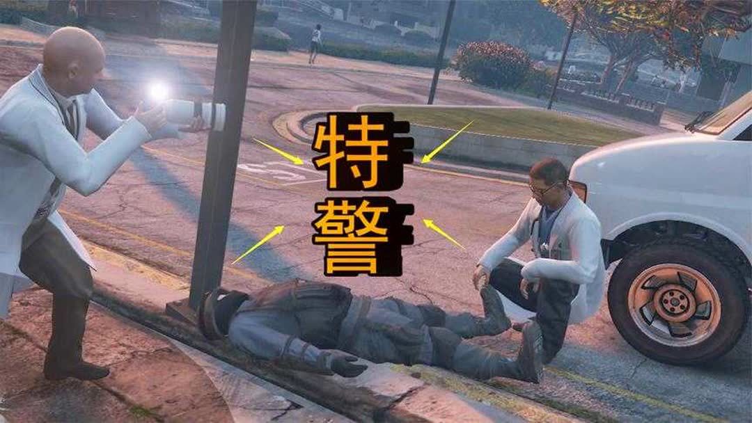 GTA5模拟警察:一场小作战之后,损失了两名特警,泪崩