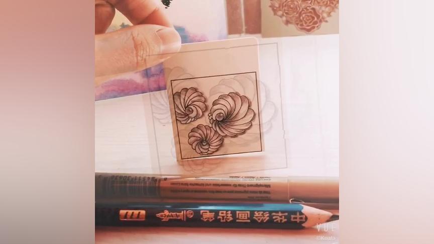 零基础禅绕画,喜欢的打卡喽!