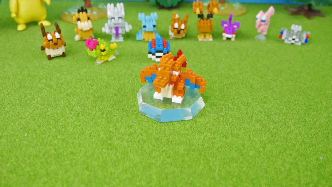 口袋妖怪迷你积木玩具 精灵宝可梦玩具