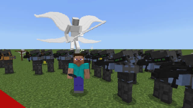 我的世界更多奇怪生物模组,我的雇佣兵好弱啊