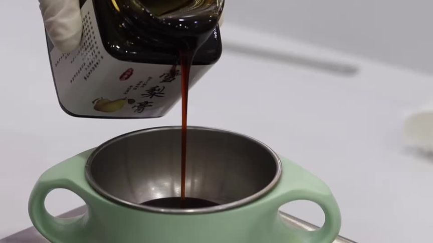 #秋梨膏的制作过程 #秋梨膏润肺止咳 止咳棒棒糖