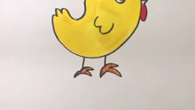小鸡简笔画,回归简单,快来一起画