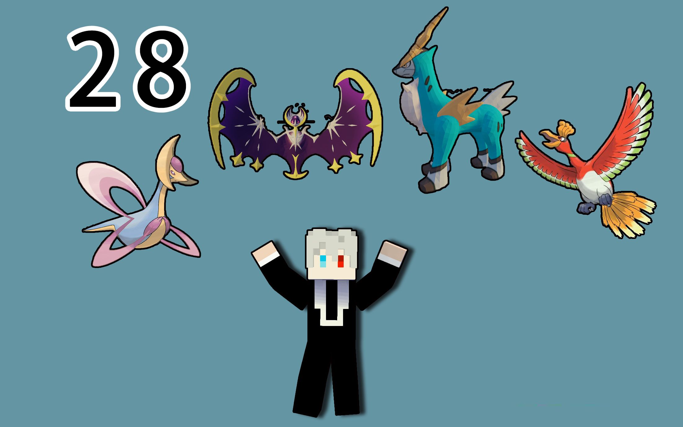 我的世界 狂暴老杨 精灵宝可梦剑盾 老杨居然孵化了4个神兽